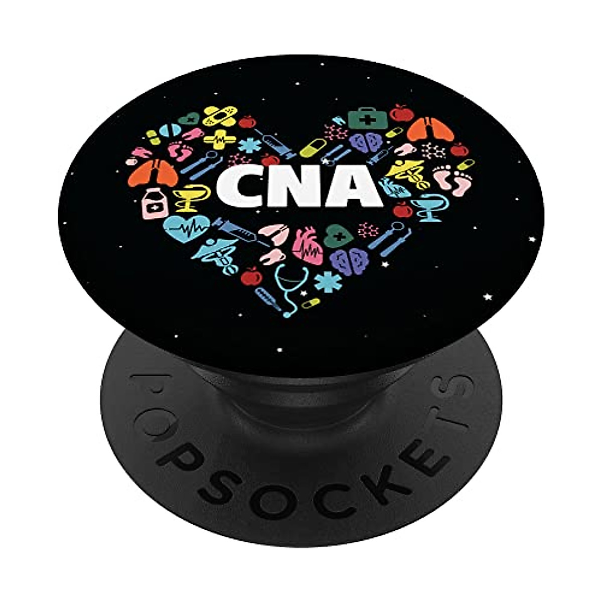 I Love Being a CNA Certified Nurse Heart Medical Assistant PopSockets Swappable PopGrip