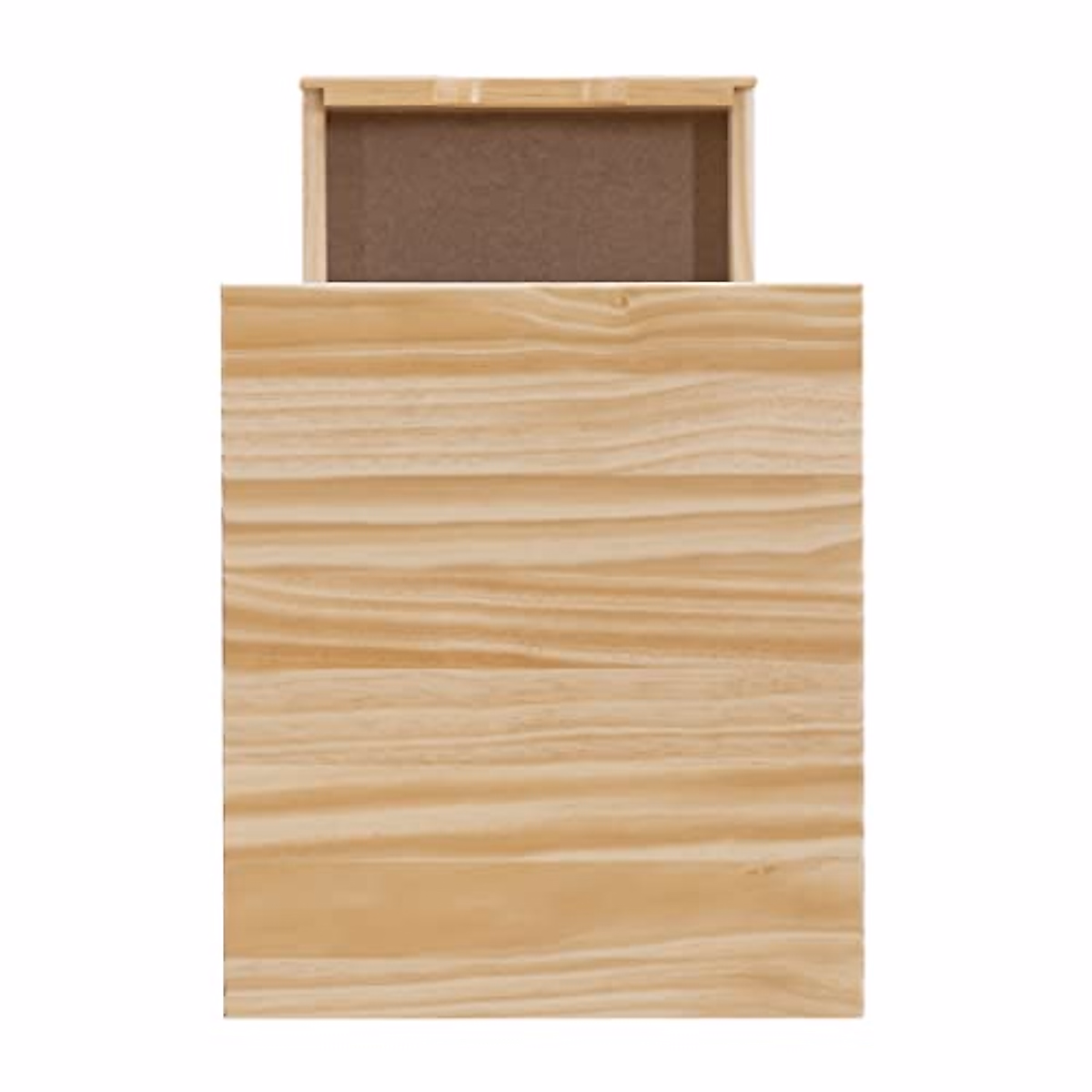 Linon Home Decor Products Corinne Six Drawer Storage, Natural Rolling Cart