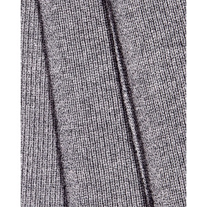 State Cashmere Unisex Ribbed Knit Scarf Made with 100% Pure Inner Mongolian Cashmere - Elegant, Soft, & Versatile - Ultra Warm Winter Accessories - (Pale Charcoal, 70"x7")