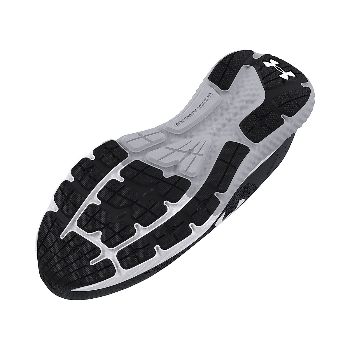 Under Armour Men's Charged Rogue 3, Black/White, 8 Medium US