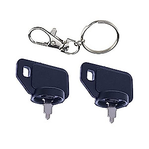 JEENDA Ignition Switch Key Compatible with Toro TimeCutter Zero Turn 4225 5060 SS3200 SS3216 SS3225 SS4200 SS4225 SS4235 SS4250 SS4260 SS5000 SS5035 SW3200 SW4200 SW5000 (2)