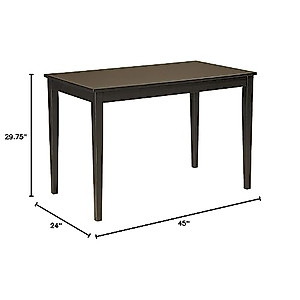 Signature Design by Ashley Kimonte Rectangular Dining Room Table, Black