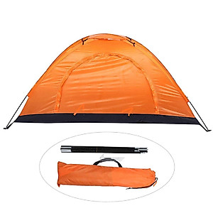 Cyrank Single Person Waterproof Tent, Lightweight, Windproof, Suitable for Camping & Hiking