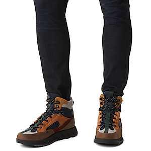 Sorel Men's Mac Hill Lite Trace Waterproof Boots - Abyss, Umber - Size 9.5