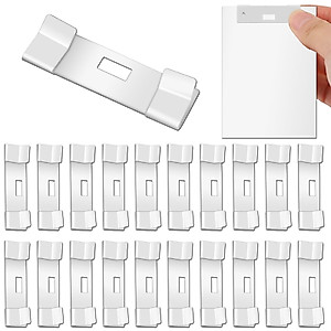 20Pcs Vertical Blind Repair Vane Savers Metal Vertical Blind Repair Clip Blind Repair Tabs for Vertical Window Blinds Replacement Slats