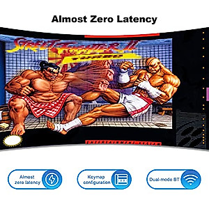 BITFUNX RetroScaler Wireless Bluetooth Adapter for SNES/SFC, Compatible with PS3/PS4/PS5, Xbox One S, Series X/S, Switch Pro, Video Game Console Converter