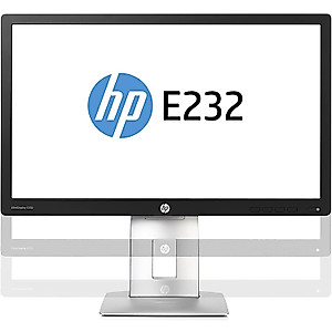 HP EliteDisplay E232 23-Inch Monitor (M1N98A8#ABA) IPS w/LED backlight, 1920x1080 @60Hz, 96PPI (Renewed)