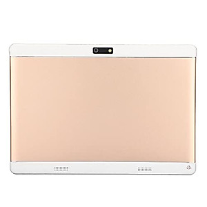HD 10 Tablet PC, Portable Dual SIM Dual Standby Tablet,WiFi Android Dual Camera IPS 1080P HD Large Screen Call Tablet,Octa Core Processor,2GB 32GB RAM(Gold)