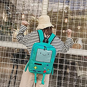 WDYHILE Bmo Backpack 16 Inch Game Bag, Aesthetic Casual Travel Bags, Breathable Portable Lightweight Daypack (Green 16 inch)