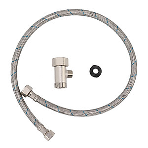 Slim Bidet Toilet Seat Attachment NonElectric Dual Nozzle SelfCleaning Feminine Butt Wash Bidet Attachment 7/8 Inch Tee