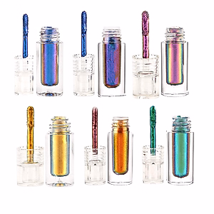 Chic-Chat Multi-Chrome Liquid Lipsticks, Multichrome Liquid Lipstick, Chic-Chat™Multi-Chrome Liquid Lipsticks, Chic-Chat™ Multi-Chrome Liquid Lipsticks Eyeshadow (Full Set-Including 01-06)