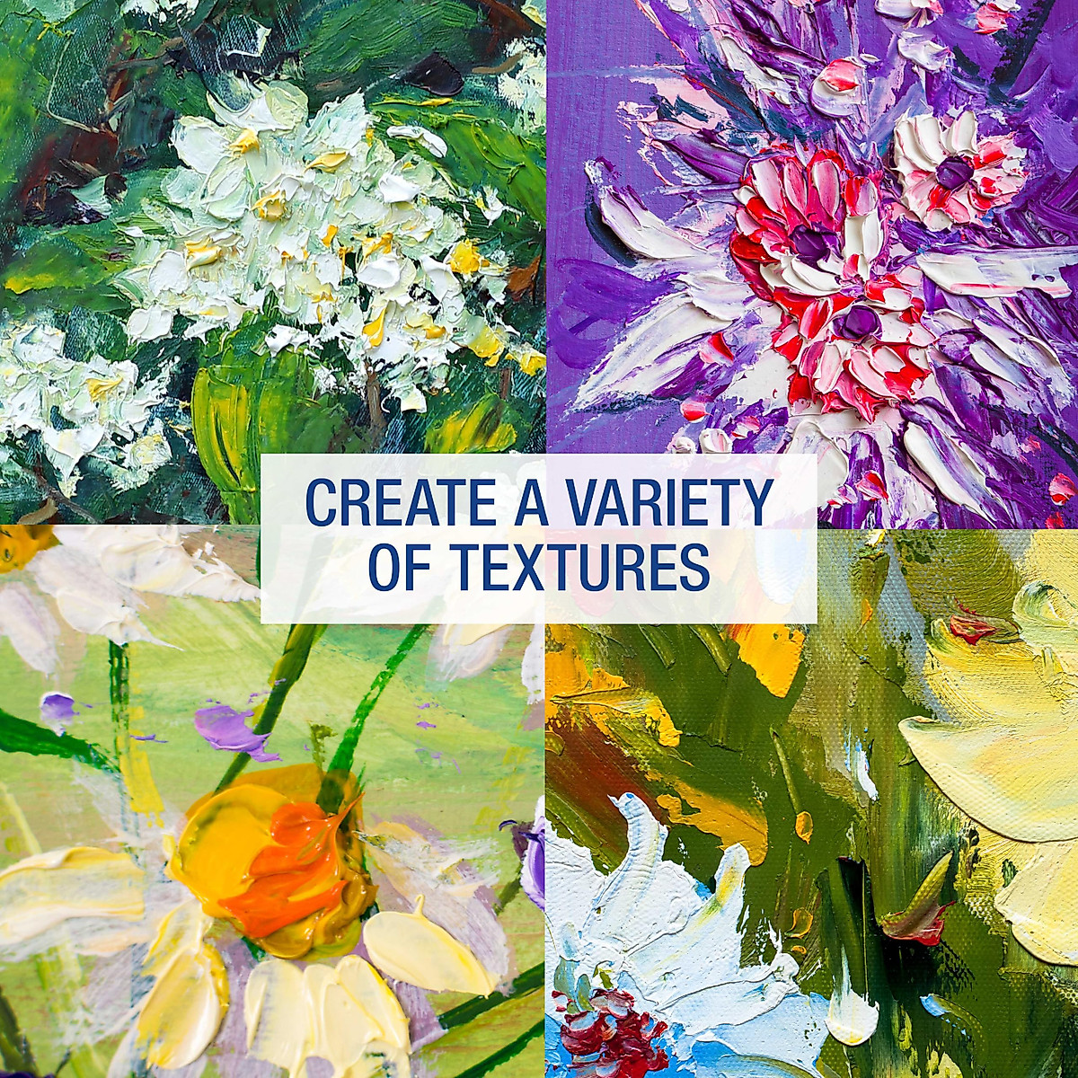 U.S. Art Supply Impasto Clear Gel Acrylic Medium, 500ml Tub