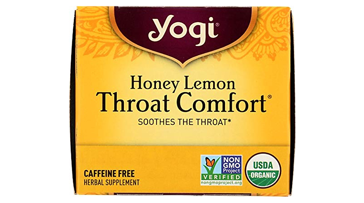Yogi Honey Lemon Throat Tea | Organic & Soothing