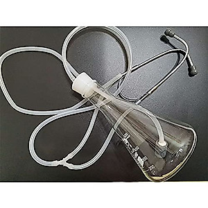 Ozone Ear Insufflation Kit with 500ml Glass Bottle and Ozone Stethoscope