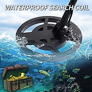 TECLUNG Metal Detector for Adults & Kids, High Accuracy Gold Detectors, Lightweight Metal Detectors, [All Metal & DISC Mode], 8" Waterproof Search Coil for Detecting Gold, Coin, Treasure Hunting