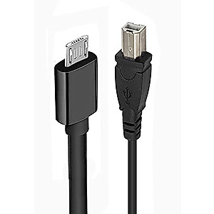 Traovien Micro USB to Printer Cable, 2PCS Micro USB 5pin Male to USB Type B Data and Charge Cable,Android Phone pc to Printer Cable Printer,Scanner,Electronic midi Piano,Etc.(1M/3.3Feet)