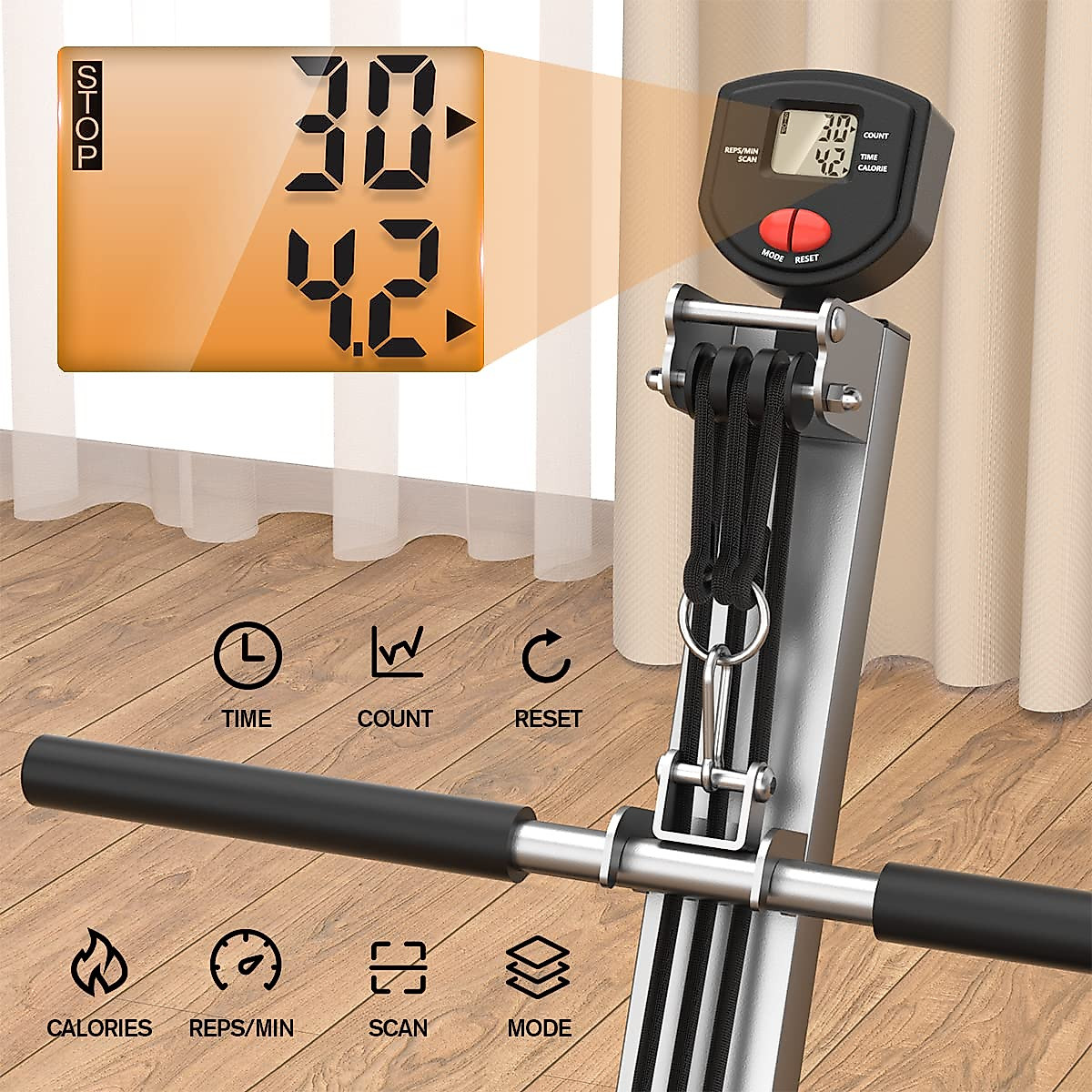 Rowing Machine for Home Use, Row Machine Rower with Adjustable Resistance, Hyper-Quiet Rower Machine Supports 300LBS, 2024 Upgraded Version