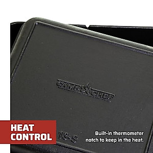 Camp Chef Square Dutch Oven, True Seasoned Finish Cast Iron, 13" Dutch Oven