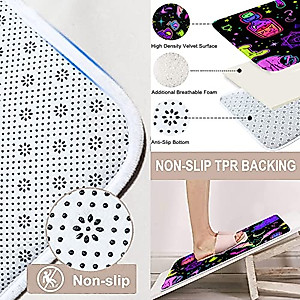 Halloween Bathroom Sets with Shower Curtain and Rugs and Accessories, Witch Skull Shower Curtain Sets, Spooky Shower Curtains for The Bathroom, Halloween Bathroom Decor 4 Pcs