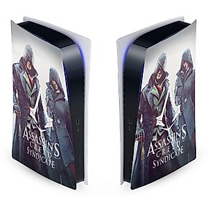 Head Case Designs Officially Licensed Assassin's Creed The Rooks Syndicate Graphics Vinyl Faceplate Sticker Gaming Skin Decal Cover Compatible With Sony PlayStation 5 PS5 Digital Edition Console