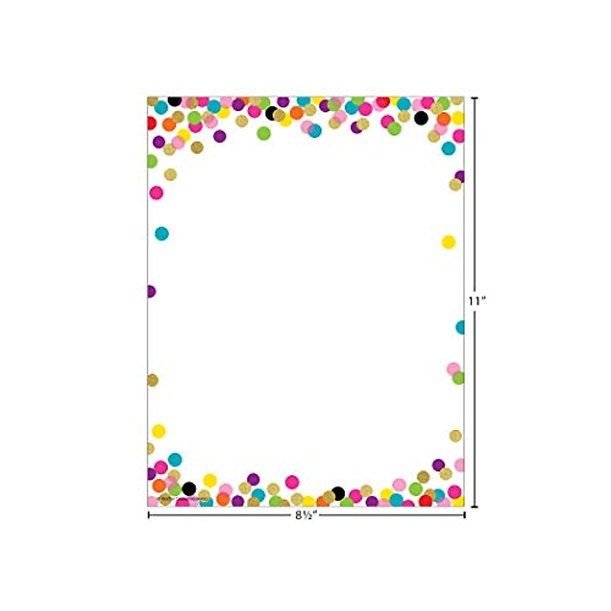 Confetti Computer Paper