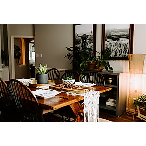 Villa Acacia Raw Wood Slab Serving Platter, Extra Long 22 Inches for Bread Board or Cheese Tray, Single, 22 Inch