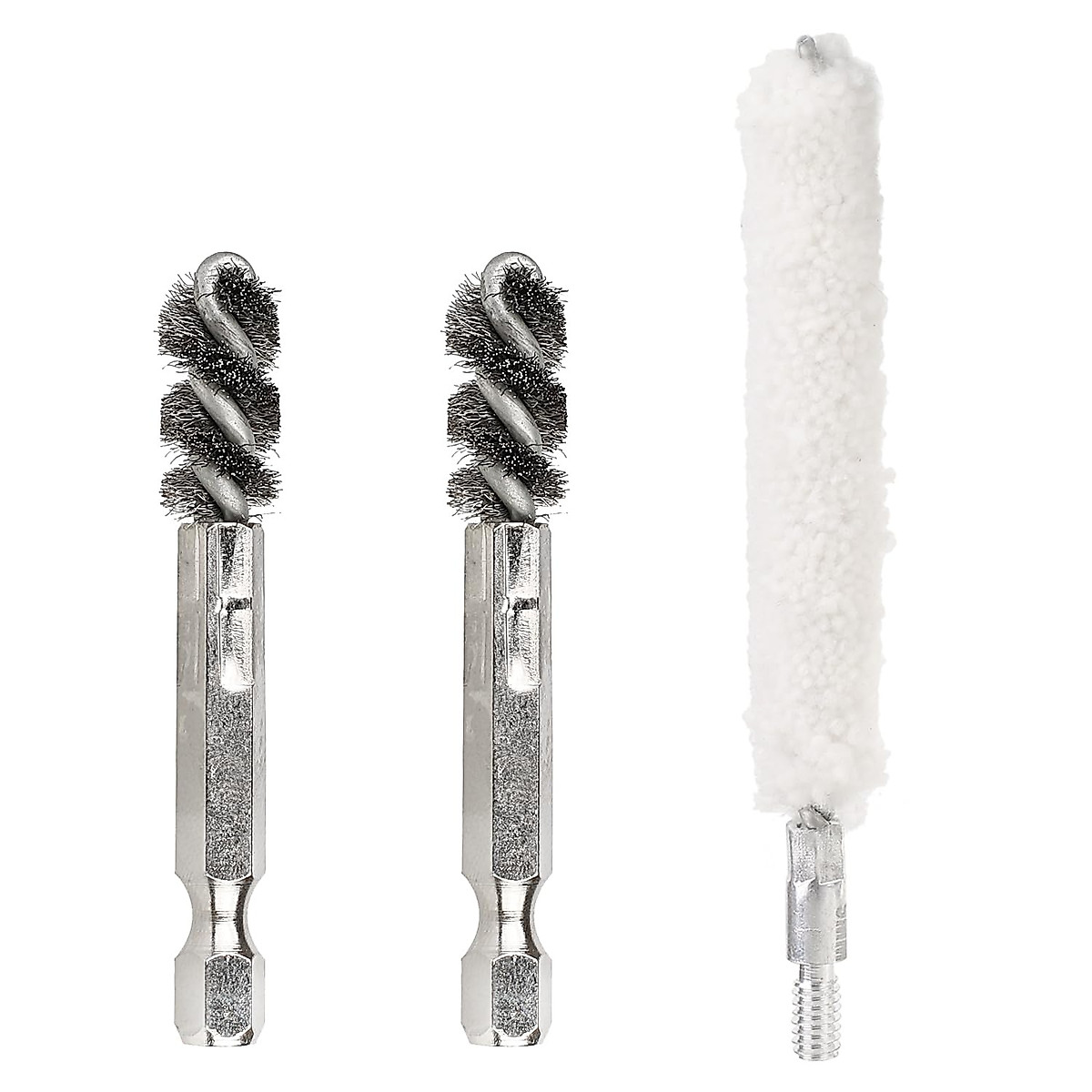 SummerHouse 3 Pieces Golf Clubs Head Hosel Brush Cleaning Tool Electric Drill Wire Brush for Iron and Wood