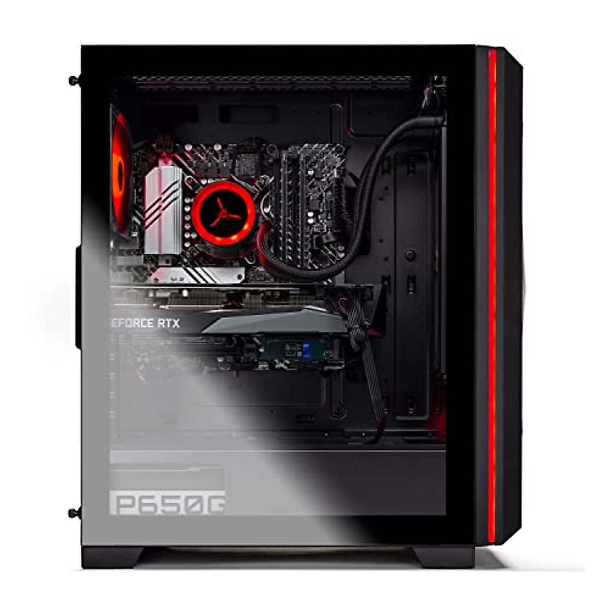 Skytech Gaming Skytech Chronos Gaming PC Desktop – Intel Core i7 13700F 2.1 GHz, NVIDIA RTX 4060 Ti, 1TB NVME SSD, 32GB DDR5 RAM RGB, 650W Gold PSU, 360mm AIO, 11AC Wi-Fi, Windows 11 Home 64-bit