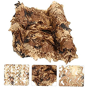 Abaodam Camouflage Net Duck Blinds Cover Camouflage Netting Woodland Hunting Blinds Practical Mesh Net Protective Camping Net Mesh Camping Net Fence Polyester Outdoor Camping Net for Game