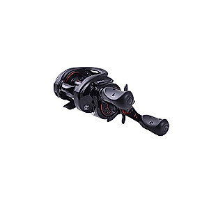 Abu Garcia REVO4 SX Revo SX Low Profile Fishing Reel, black/red