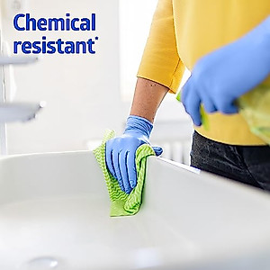 Medline SensiCare Ice Blue Nitrile Exam Gloves,Dark Blue