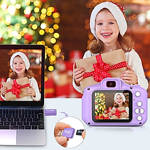 Upgrade Kids Selfie Camera for Boys,Girls Christmas Birthday Festival Gift for Kids,Digital Camera for Toddlers Toys for 3 4 5 6 7 8 9 10 11 12 Year Old