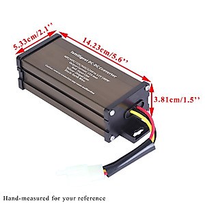 Pro Chaser DC-DC 120V 108V 96V 84V 72V 60V 48V Volt Voltage to 12V Step Down Voltage Reducer Regulator 180W 15A for Scooters & Bicycles Golf Cart
