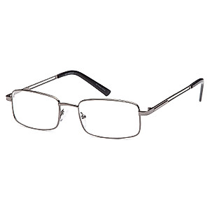 GAMMA RAY OPTICS Reading Glasses 3X Stainless Flex Readers - 1.75x