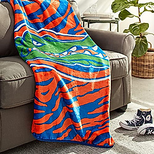 College Covers Florida Gators Raschel Throw Blanket, 60 in by 50 in