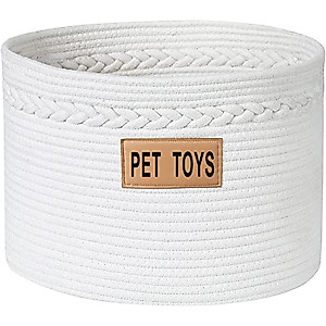 Midlee Oval Braided Handle Toys Basket