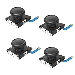 Veanic 4-Pack Replacement Joycon Joystick Drift Fix Analog Thumb Stick for Nintendo Switch/Switch OLED/Nintendo Switch Lite Joy-Con Controller