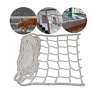 banister guard net General Safety Net, Children's Indoor And Outdoor Balcony Safety Net, Animal Toys On The Stair Terrace, Safe Baby Safety, Grade Grid Mesh Plant Network Climbing Plant 1.5x5m