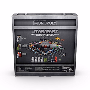 Monopoly: Star Wars The Mandalorian Edition Board Game, Protect The Child (Baby Yoda) from Imperial Enemies