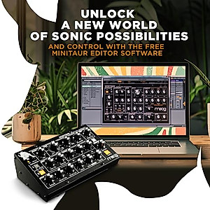 MOOG Minitaur - Analog Bass Synthesizer Module with Headphone Amp, 128 Presets, Software Editor