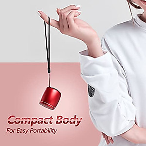 INSMY Small Bluetooth Speaker, Mini Portable Wireless Speaker, Punchy Bass Rich Audio Stereo Pairing, Handheld Pocket Size 10H Playtime Built in Mic for Hiking Biking Gift Laptop Tablet