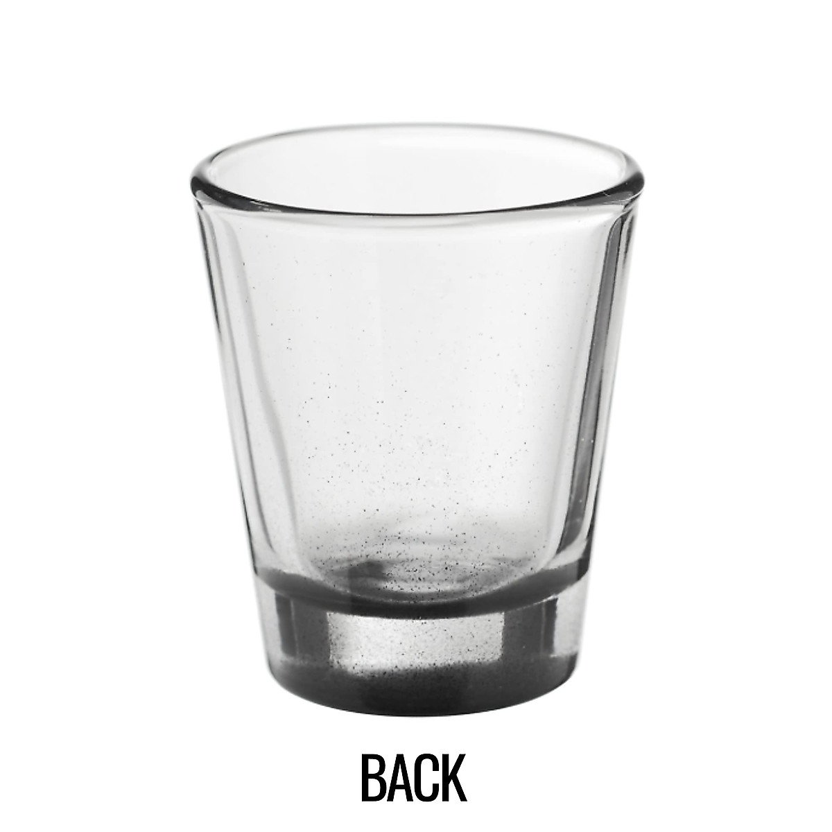 Tipsy Umbrella “SMILEY FACE” Shot Glass (BLACK) (1.75 oz) (2)