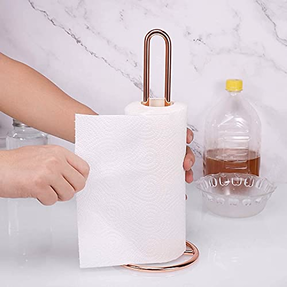 Kitchen Paper Roll Holder Paper Towel Rack Dining Table Kitchen Paper Roll Holder Vertical Paper Towel Storage Rack