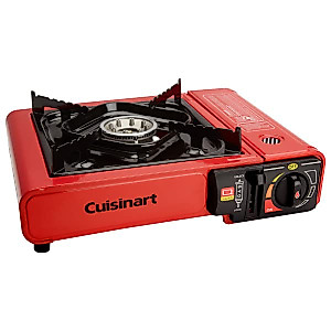 Cuisinart CGG-1050 Portable Butane Camping Stove with Carrying Case - 8,000 BTU Burner - Perfect for Camping and Tailgating