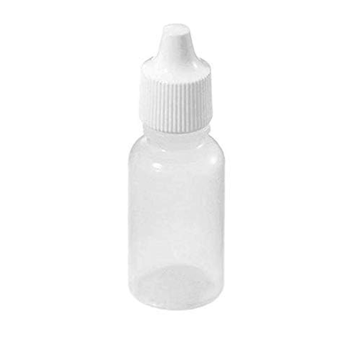 DNHCLL 10PCS 15ML Empty Plastic Squeezable Eye Liquid Dropper Bottles with Childproof Cap, Great for Solvents, Essence, Eye drops, Saline, etc.