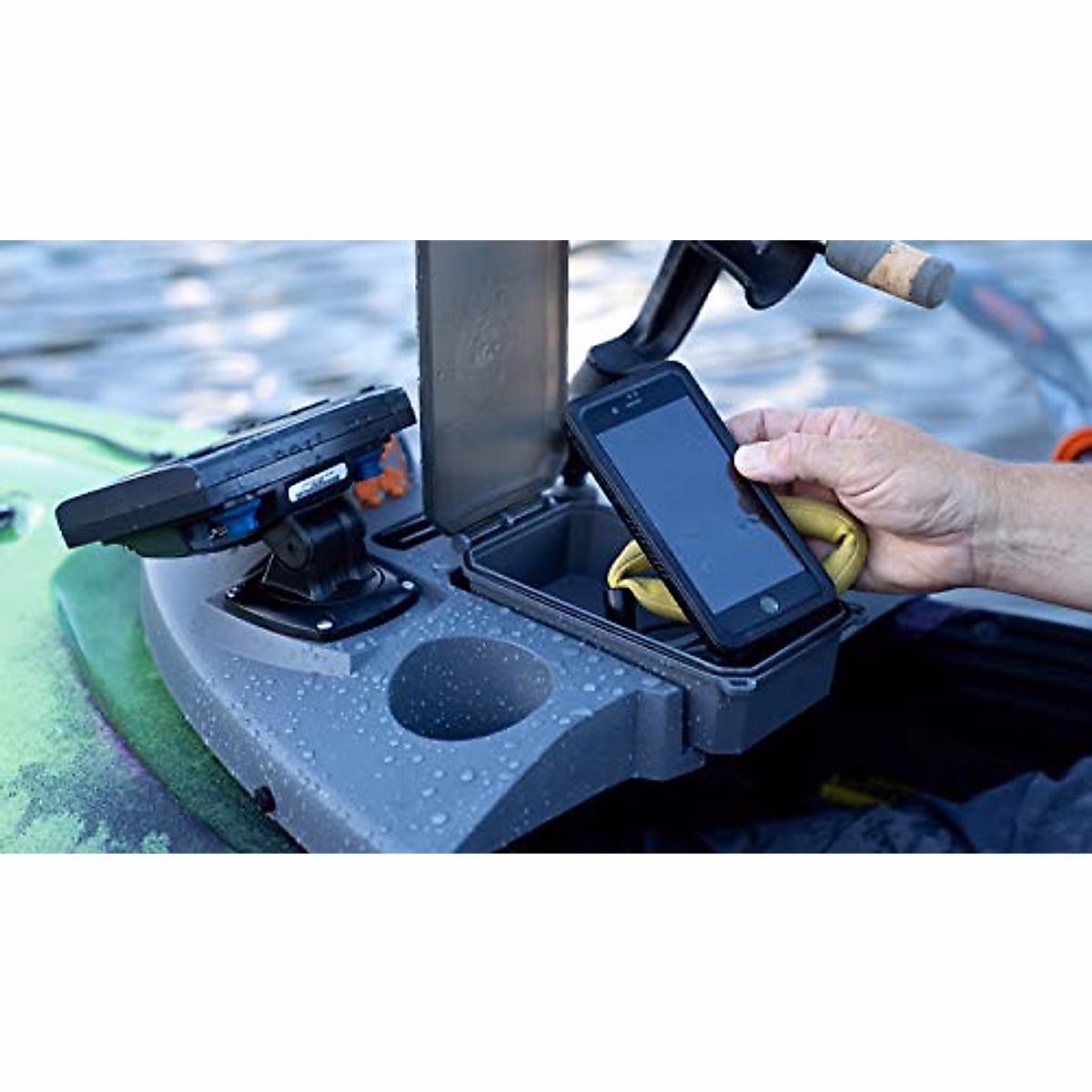 Wilderness Systems Pungo Dashboard | Kayak Dashboard with Dry Storage| Console for Pungo Kayaks, Gray, One Size (9801076)