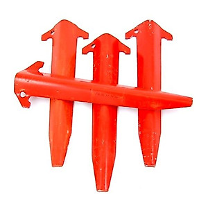 4 - G.I. Issue 9" Aluminum Tent Stakes - New - U.S Made