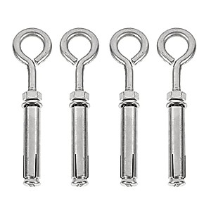VILLCASE 4pcs Stainless Steel Expansion Screw Closed Stainless Expansion Closing Screw Manhole Cover net Expansion Screw Stainless Screws Screw Dedicated Stainless Expansion Screw