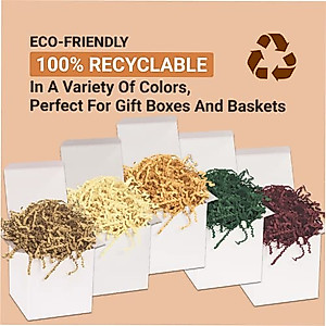 AVIDITI Crinkle Cut Paper Shred Filler, 40lbs Case | Shredded for Box Package, Stuffing, Bag, Packing, Gift Wrapping, Basket Shreds, Confetti, Holidays, Crafts, and Decoration, White