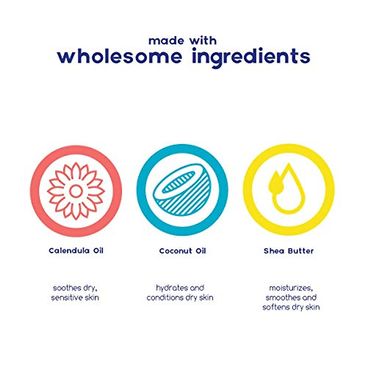 Baby Magic Gentle Hair & Body Wash, Soft powder scent, 30 Fl Oz, Pack of 4, With nourishing Calendula and Coconut Oil